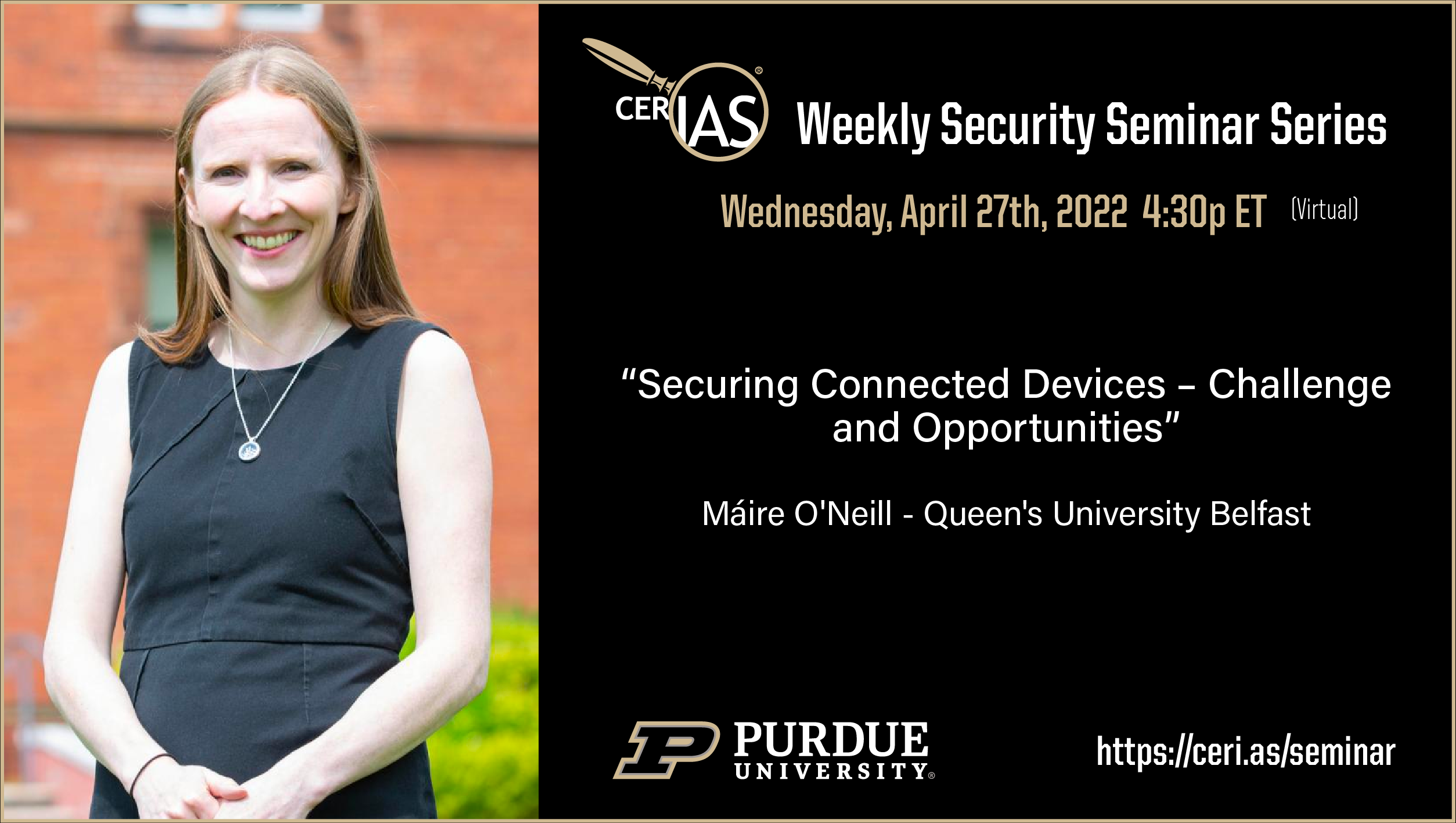 CERIAS - Center for Education and Research in Information Assurance and ...